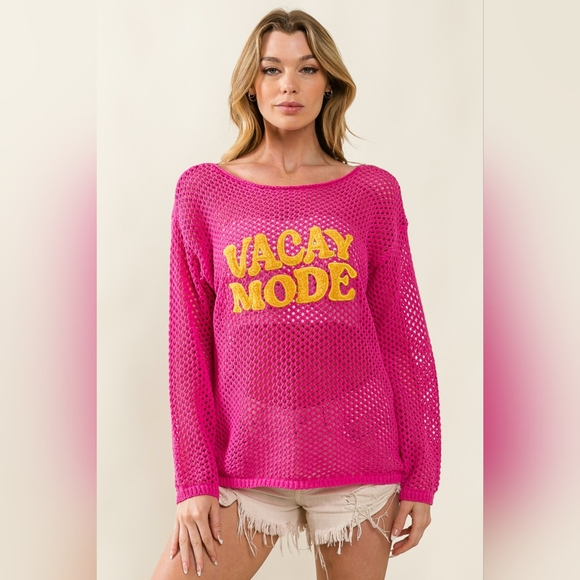 BiBi | Swim | Bibi Vacay Mode Embroidered Knit Cover Up | Poshmark